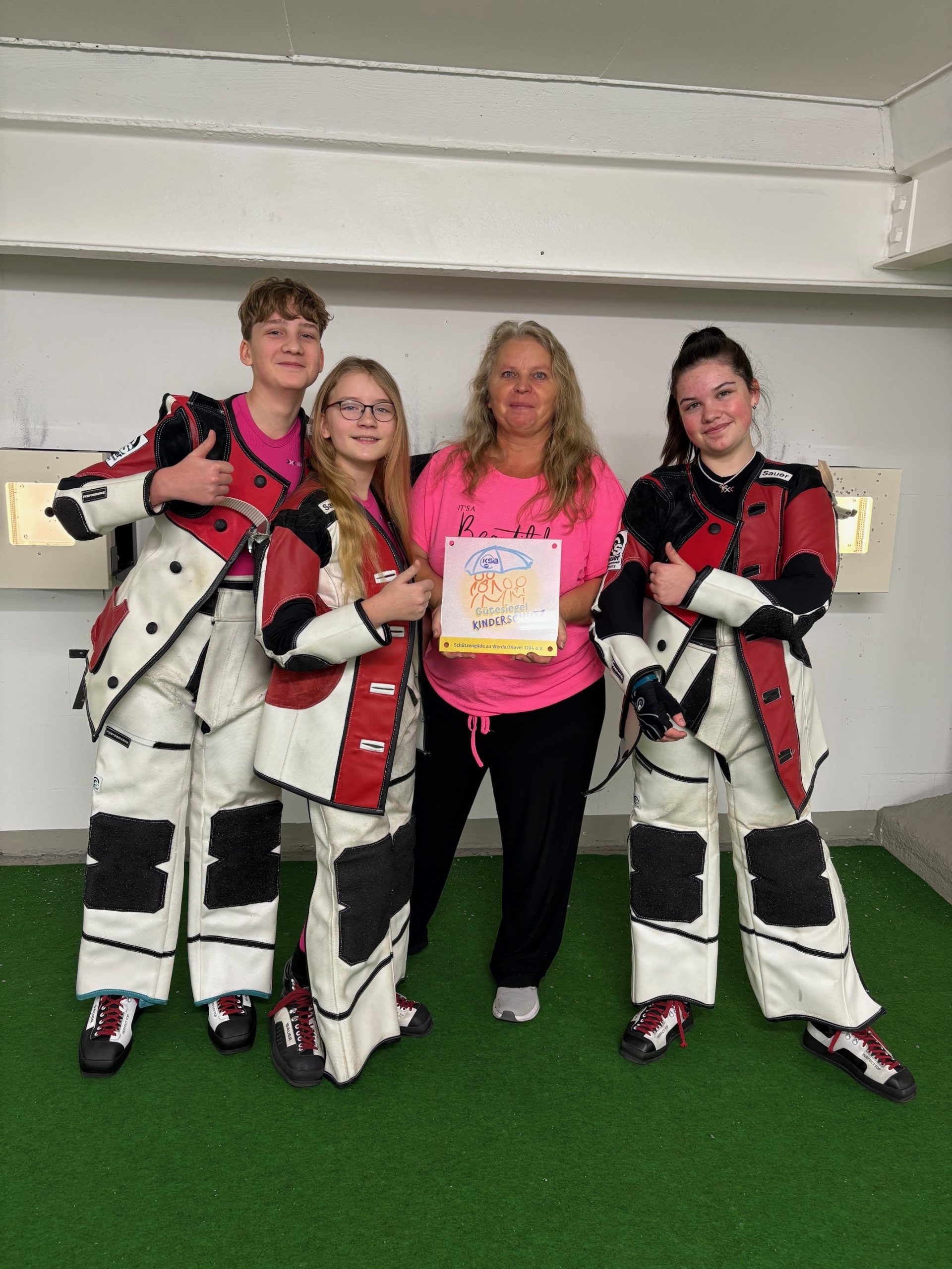 Schützengilde zu Werder 1704 e.V. erhält das Gütesiegel „Kinderschutz ...